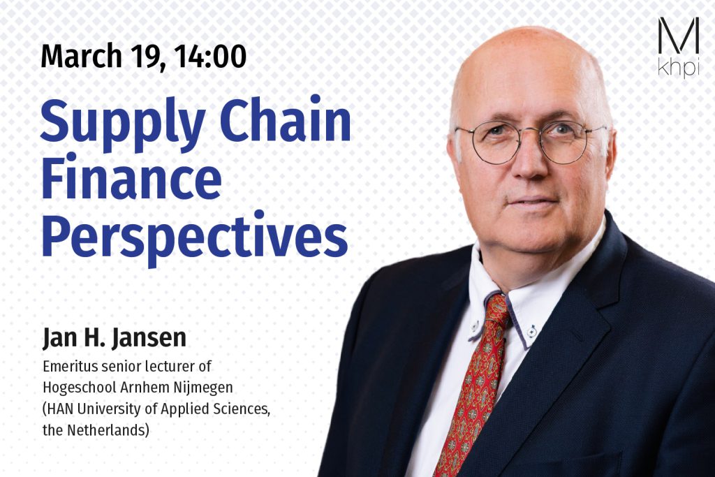 Відкрита лекція Яна Янсена “Supply Chain Finance Perspectives ...